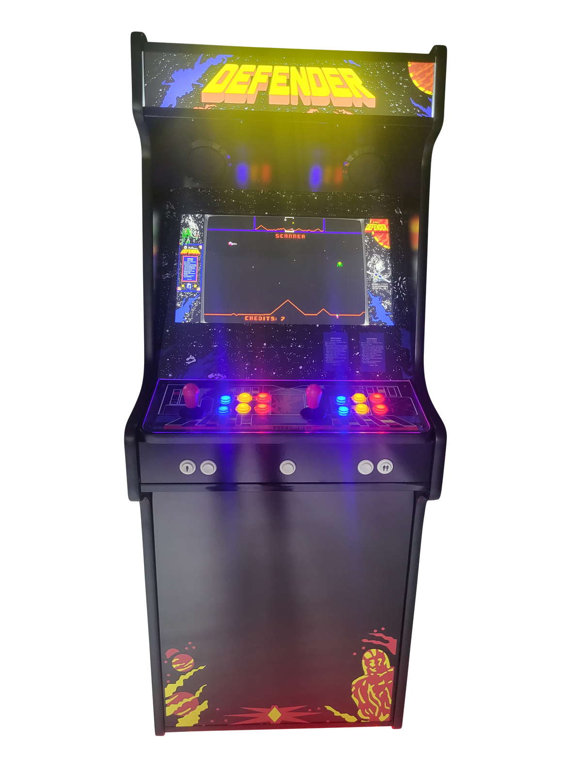 Defender Arcade Machine for sale - 15,000 games - Defender Arcade Game ...