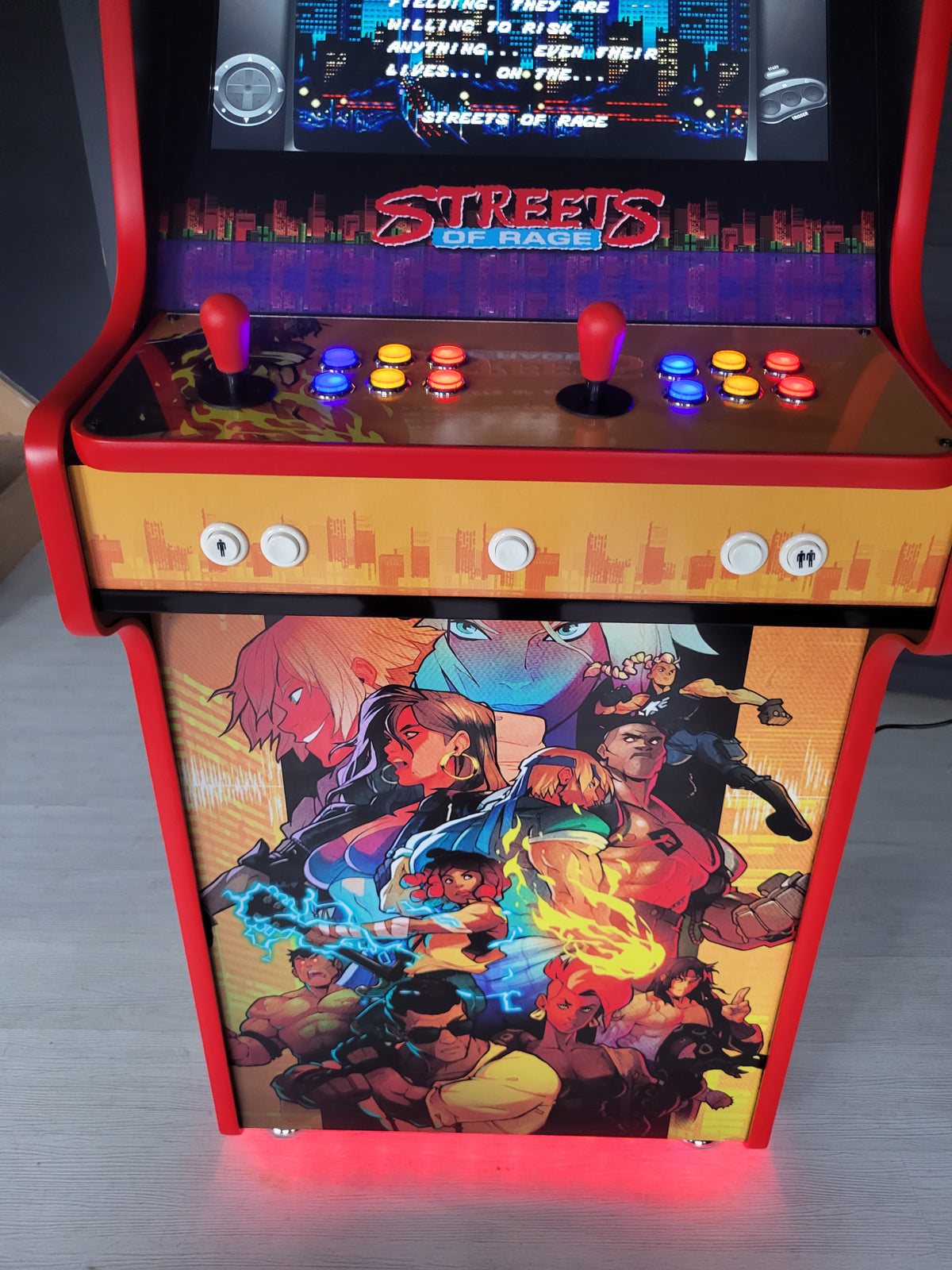 Streets of Rage style arcade machine for sale - 15,000 games - arcadewow
